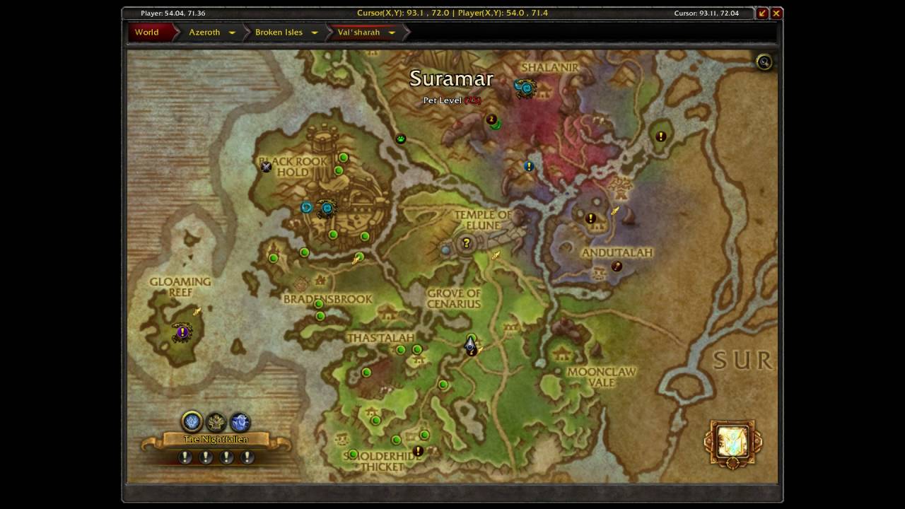 Lorlathil Small Treasure Chest WoW Val'sharah - YouTube