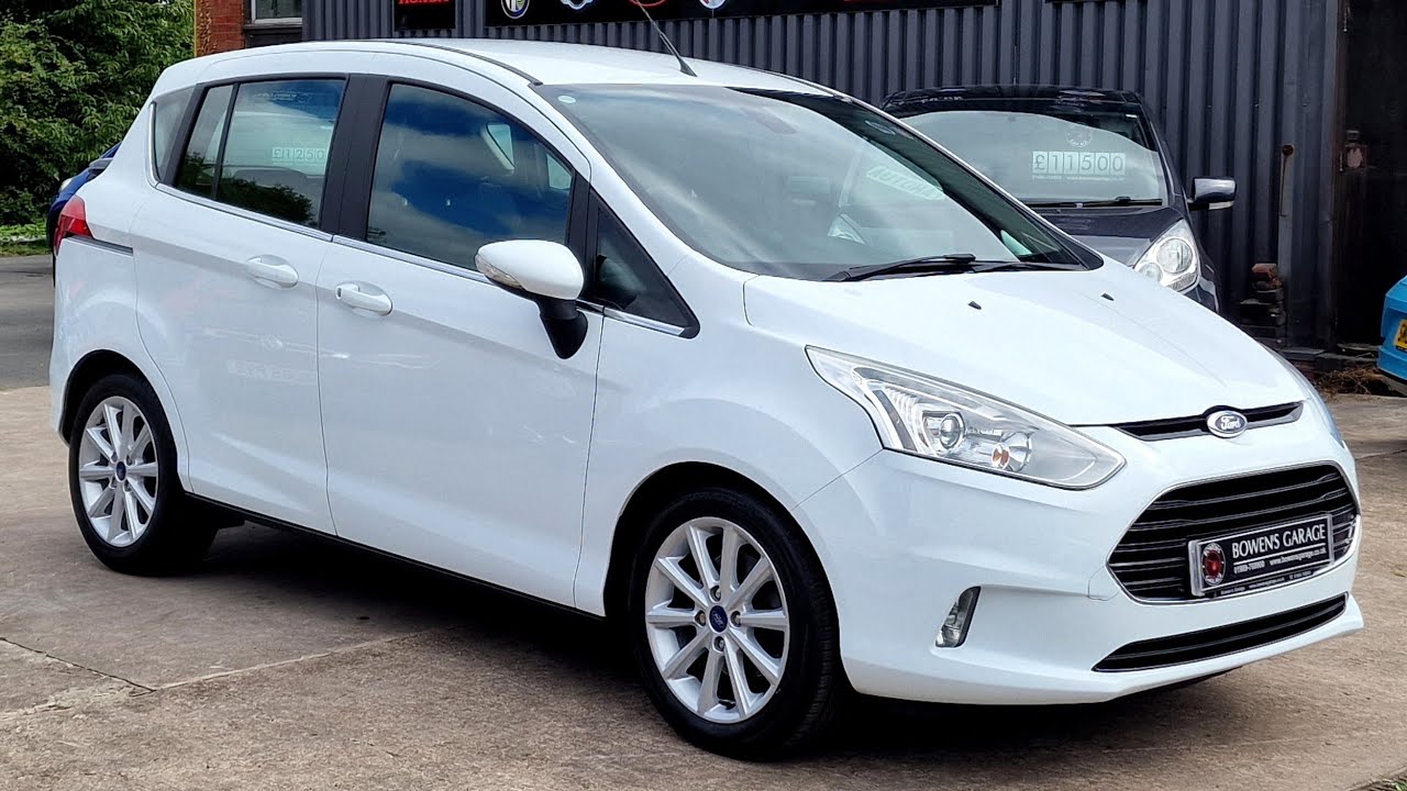 2016 (16) Ford B-Max Titanium 1.6 Auto 5Dr in Frozen White. 21k Miles ...