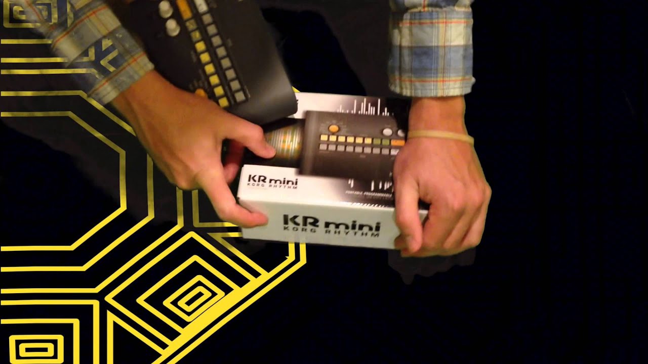 Korg KR mini Korg Rhythm - Unboxing & Brief Sound Demo - YouTube