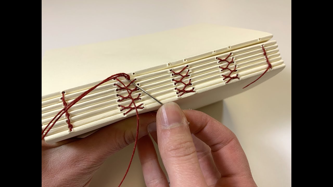 Sewing an Unsupported French Link Stitch - YouTube
