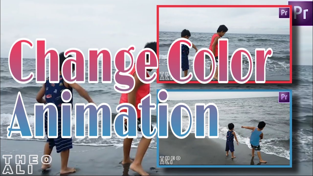 Change Color Animation || Premiere Pro Basics || Video Editing - YouTube