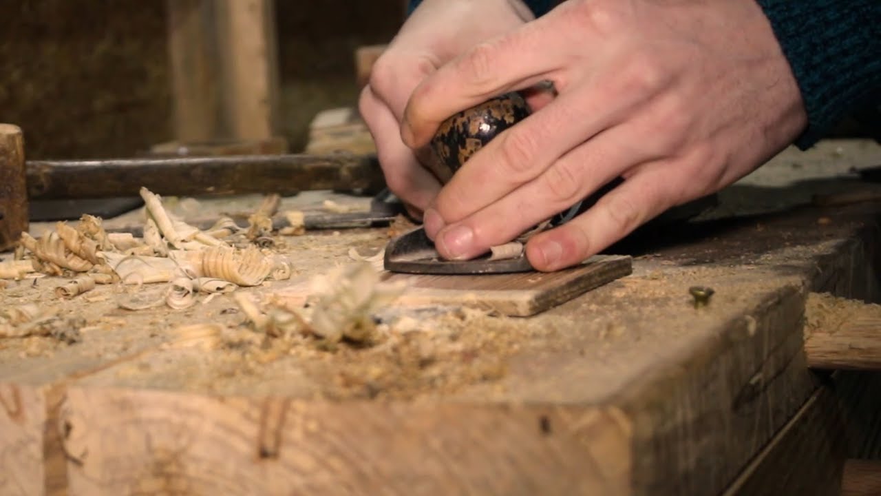 18th century Hand-tool woodworking practice 3 - YouTube