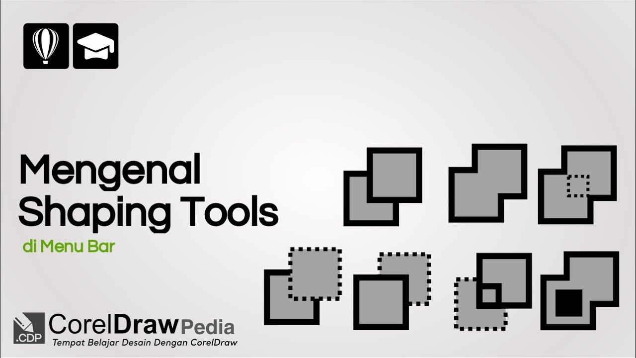 Tutorial Corel Draw | How to use shaping tool in coreldraw 2019 - YouTube