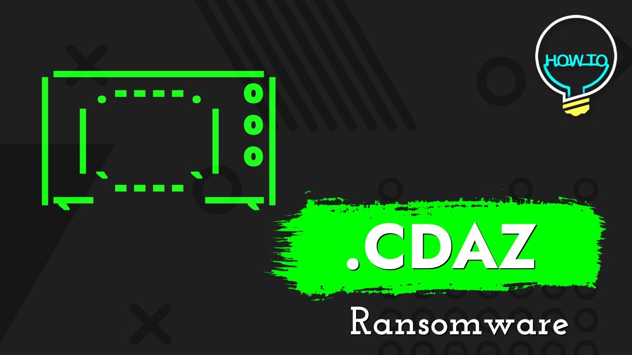 CDAZ Virus File (.Cdaz) Ransomware Removal & Decrypt .Cdaz Files - YouTube
