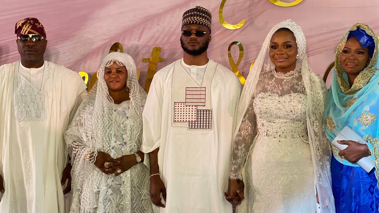 SAIDAT WEDS AZEEZ: MOMENTS FROM THEIR BEAUTIFUL NIKKAH CEREMONY - YouTube