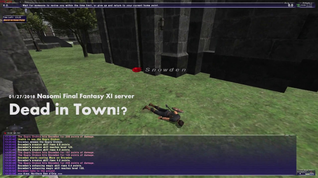 Dead in Town - Nasomi Final Fantasy XI Server - YouTube