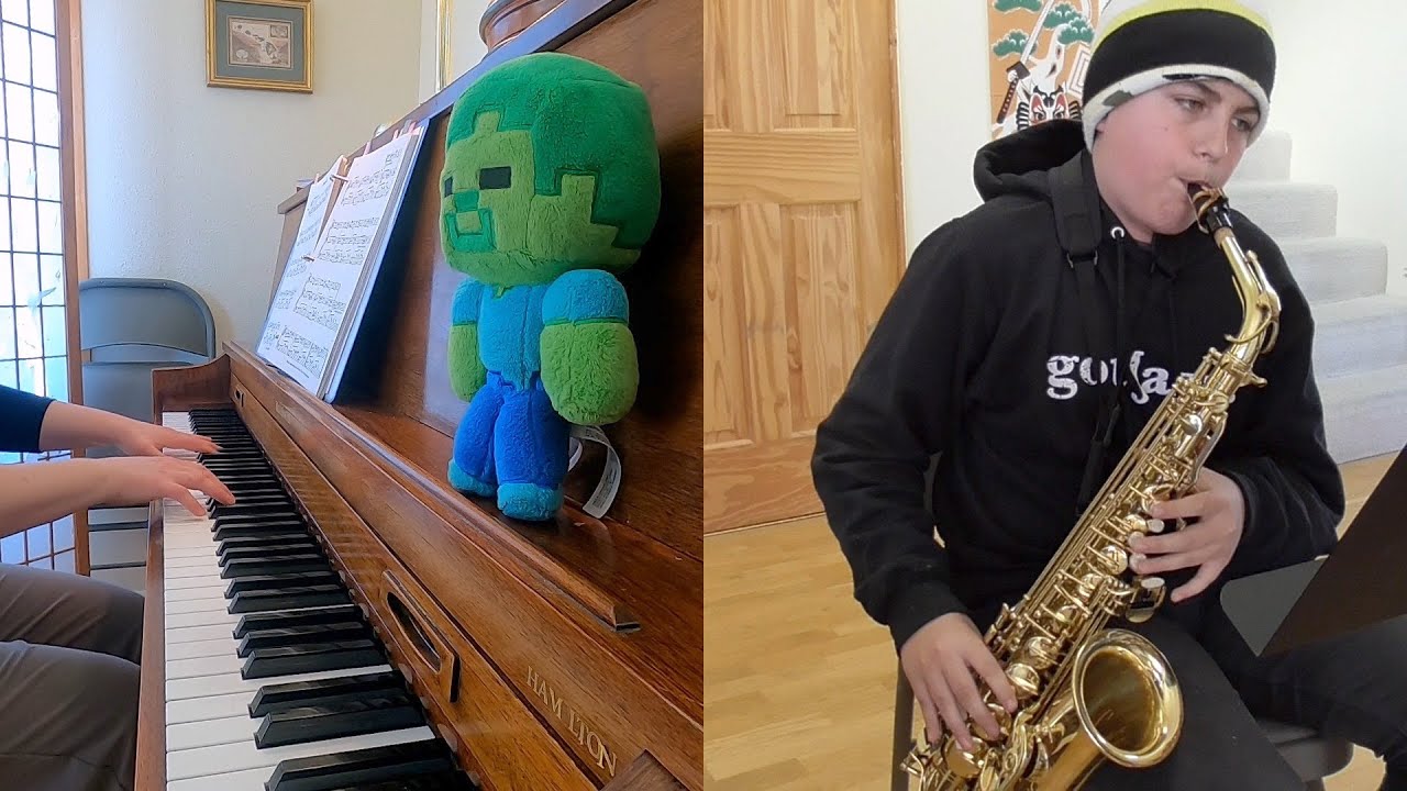 Sky Music: Minecraft "Living Mice" by Daniel Rosenfeld/C418 (Piano ...