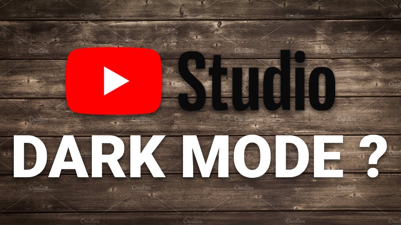 How to Get Dark Mode in Youtube Studio on PC - Quick Guide - YouTube