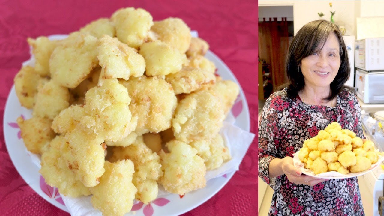 RECETTE DE MA MAMAN #40 Beignet de crevettes… non, de choux fleur au ...