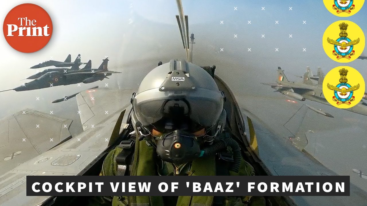 Cockpit view of IAF aircraft at Republic Day flypast - YouTube