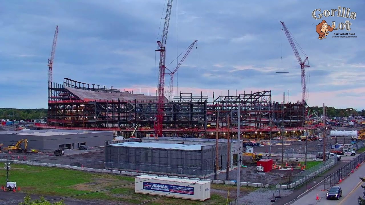 Buffalo Bills New Stadium Construction - Live Feed - YouTube