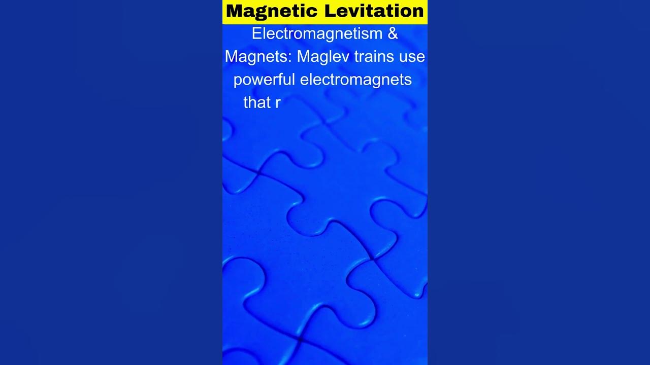 Magnetic Levitation Physics -Conceptual Questions with Detailed Explanation - YouTube