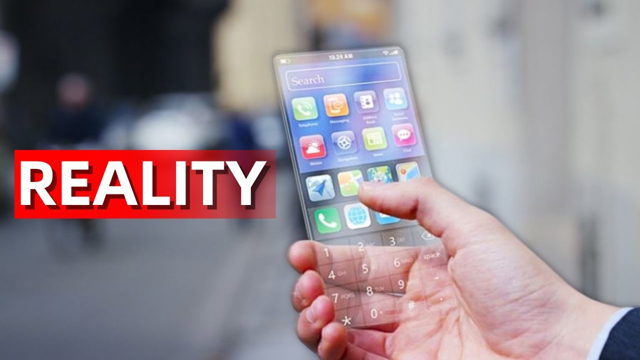 Phone with a transparent screen: Is that even possible? - YouTube