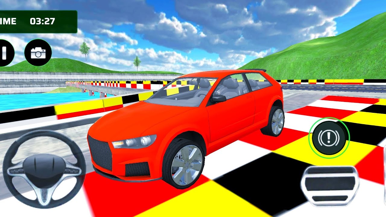 Red Car Gameplay Level😘😚🤸, Android Games - YouTube