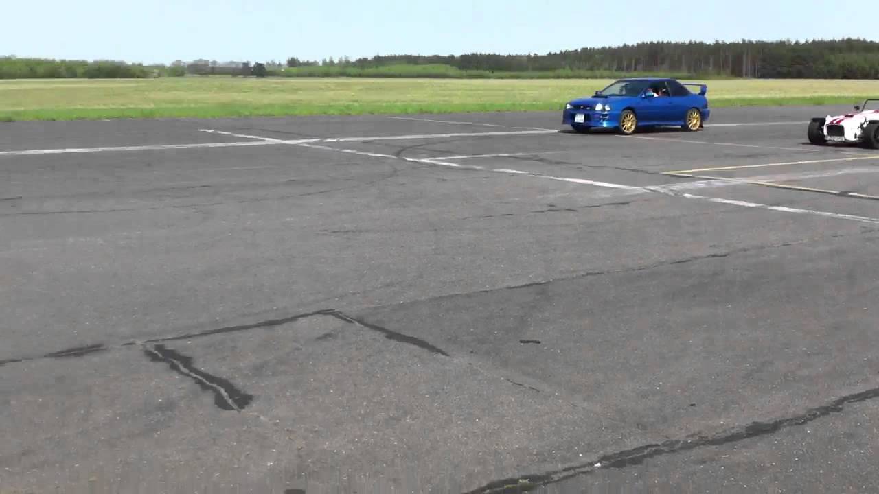Tiger SUPERBUSA VS Subaru Impreza 300KM majowka 2012 HD - YouTube