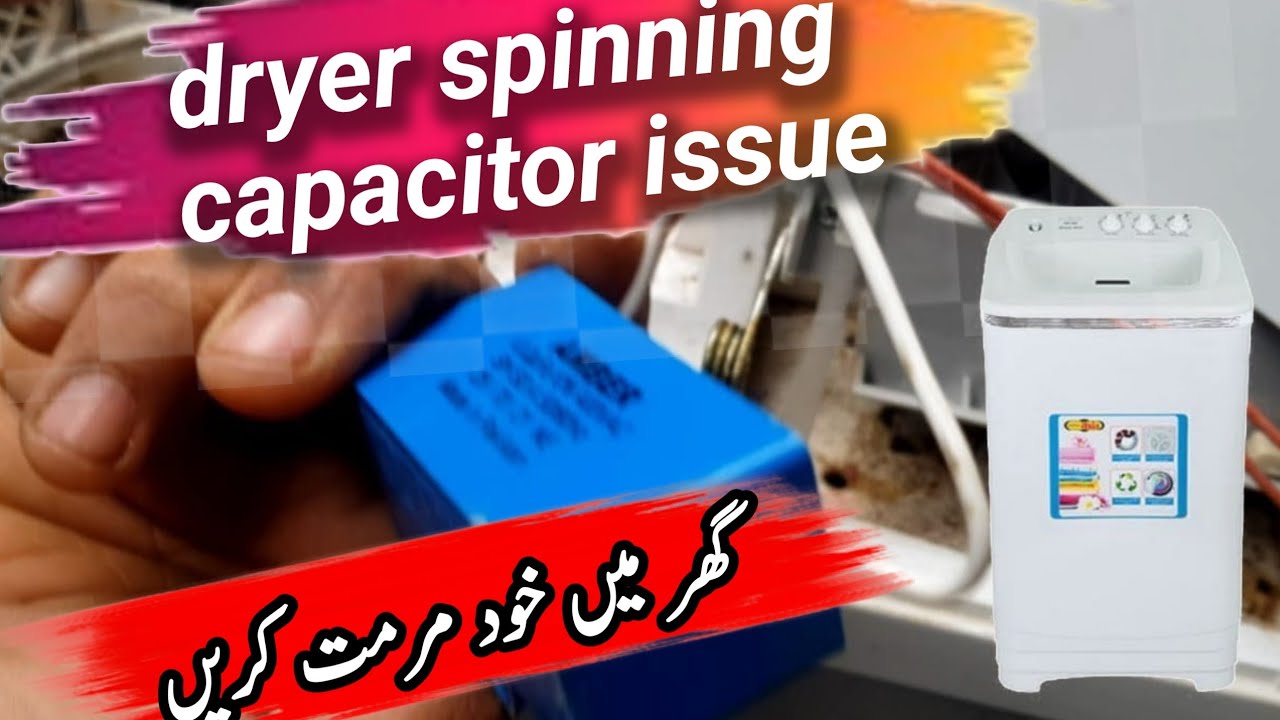 Washing Machine Dryer Not Working? Check & Fix Capacitor Issue" - YouTube