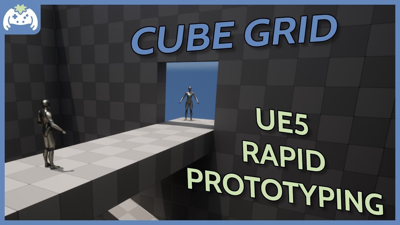 Build levels FAST with UE5's new Cube Grid tool - YouTube