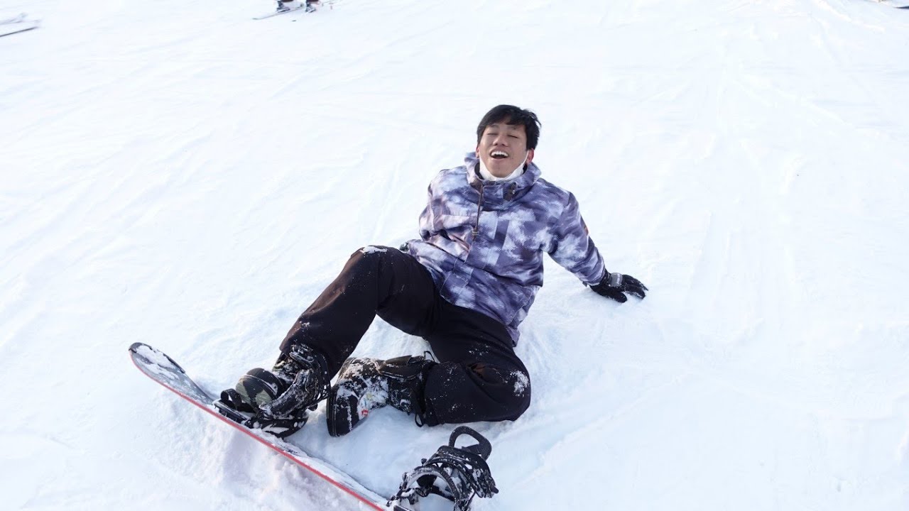 Noob Main Snowboard di Jepang 🇯🇵 Jatuh Berkali-kali. - YouTube