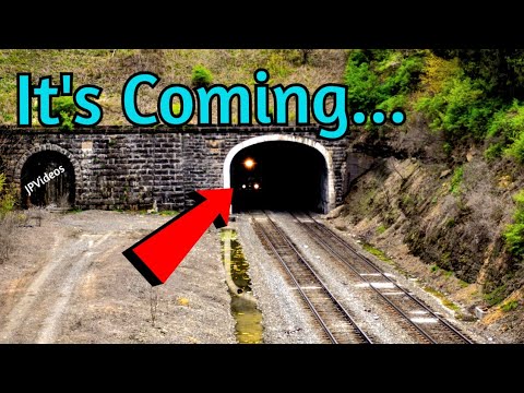 Incredibly Long Tanker Train at the Gallitzin Tunnels - Great ...