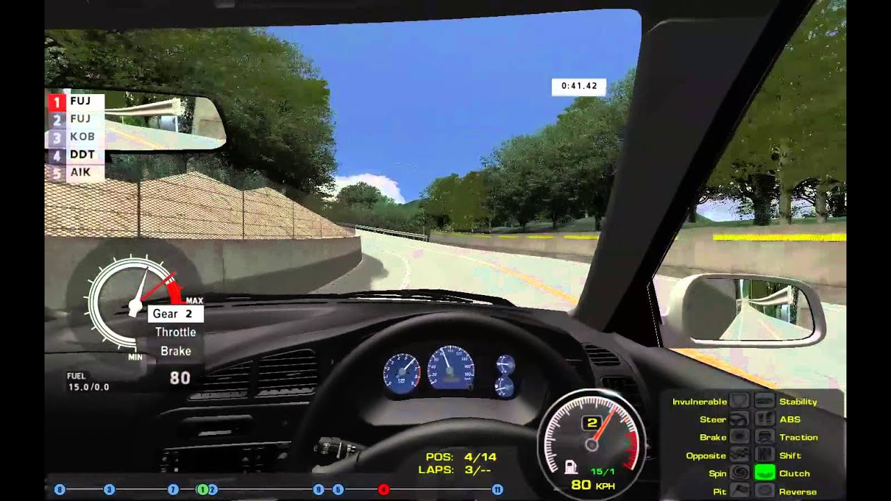 rFactor initial d ultimate stage evo 4 test drive - YouTube