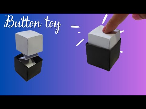 Easy training of origami button toy, Popit anti-stress game // ТОY ...