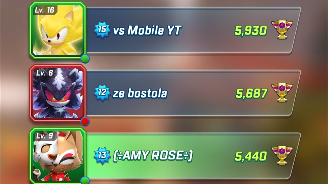MET vs Mobile YT IN SONIC FORCES SPEED BATTLE/ Game play with lucky ...