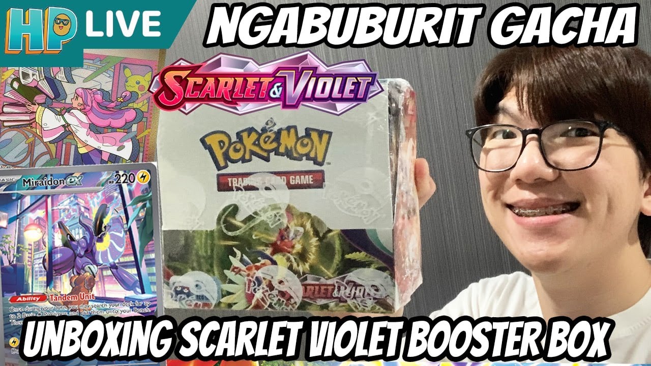 NGABUBURIT SAMPE BUKBER SAMBIL GACHA KARTU POKEMON TERBARU - Unboxing ...