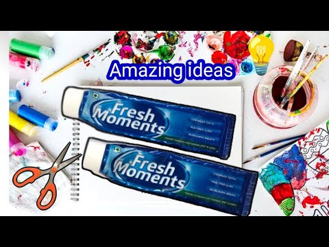 Colgate wrapper craft ideas / waste material Craft ideas - YouTube