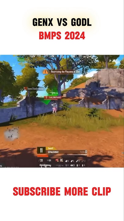 GODL VS GENx 🤯 BMPS 2024 GodL On Fire ⚡ #krafton #bmps #godlike #rolando #bgmi #jonathangaming ...