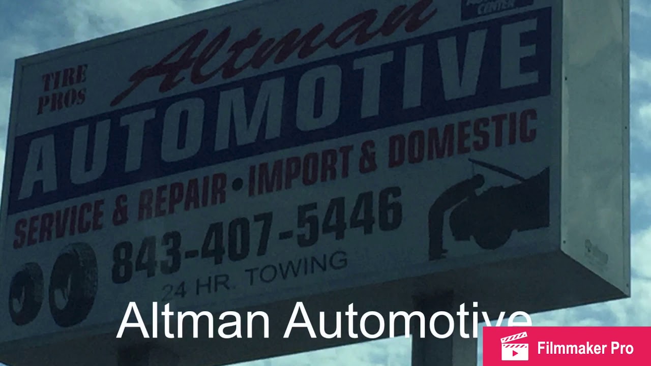 Altman Automotive in Florence South Carolina - YouTube