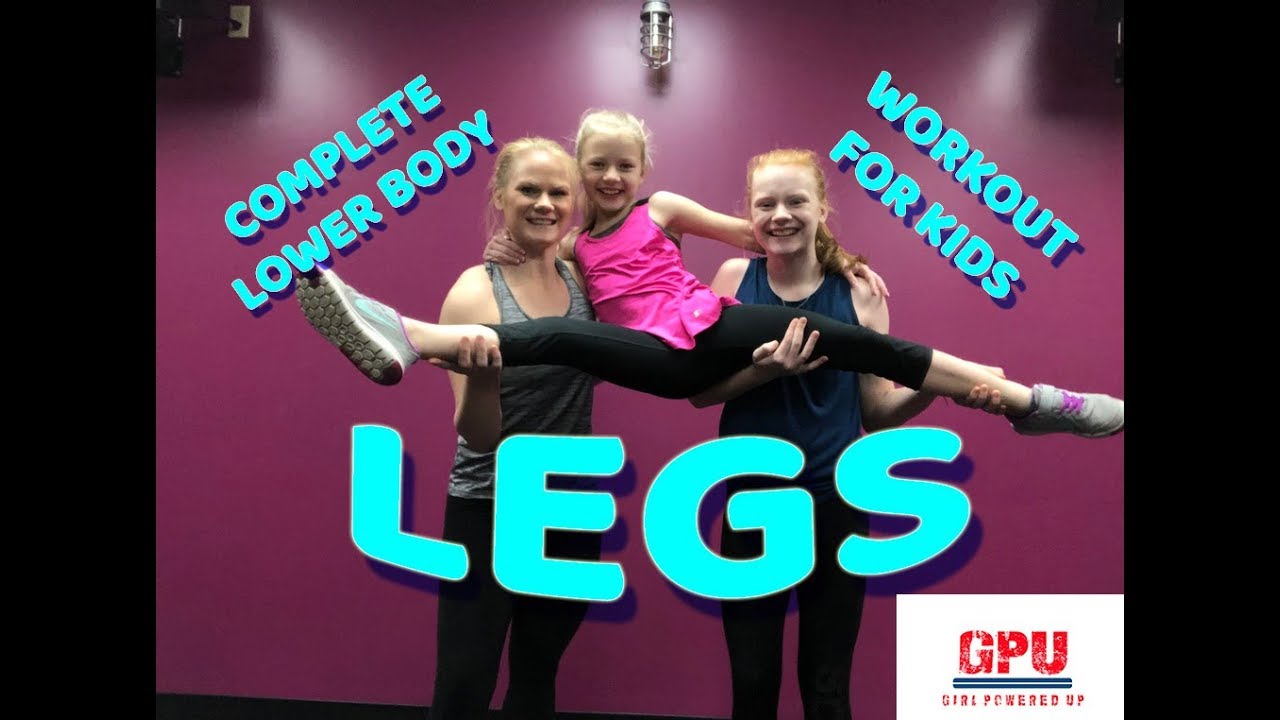 Best Lower Body Workout for Kids | No Equipment Needed Leg Workout for ...
