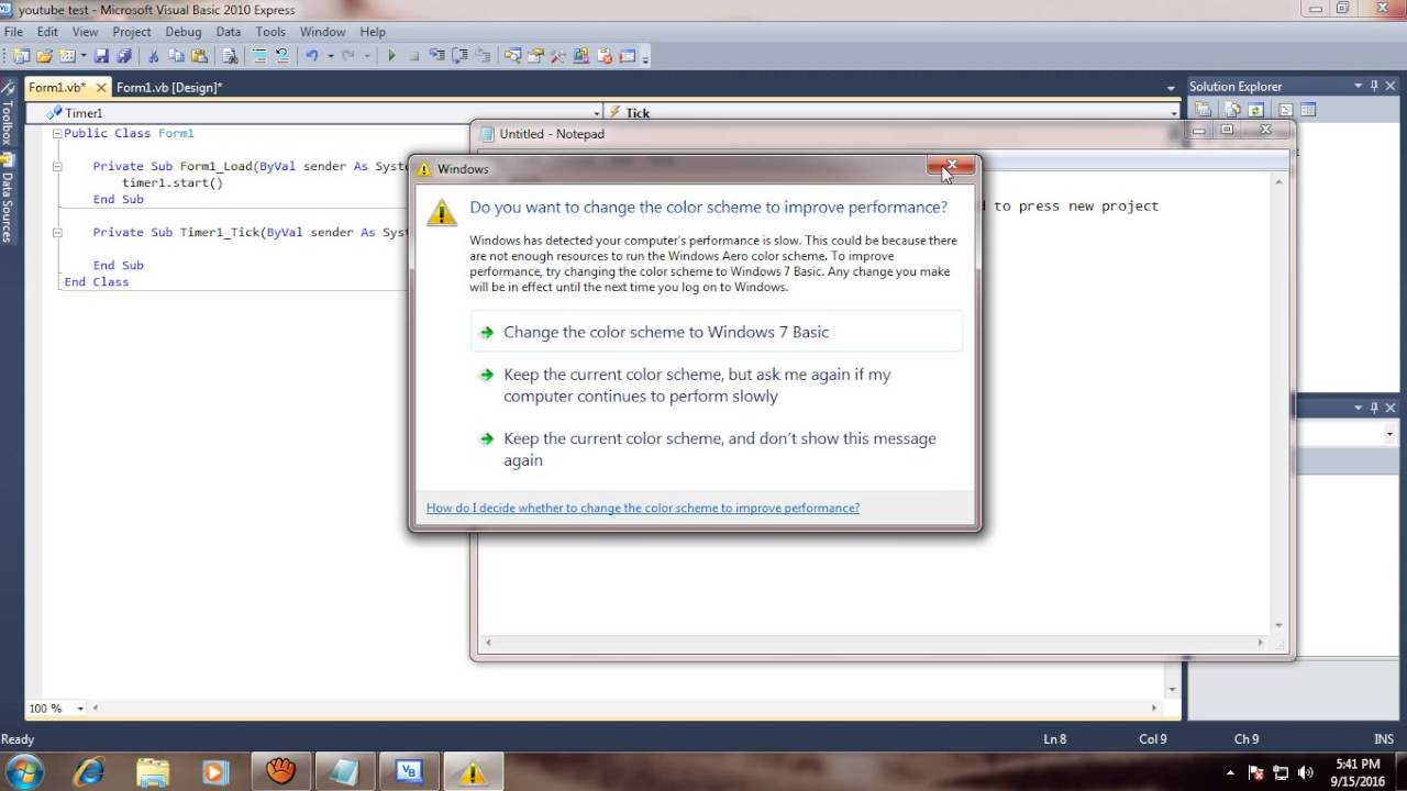 How to make spam messagebox in visual basic - YouTube