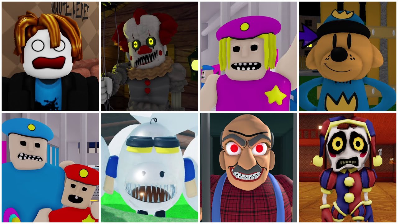 POMNI LOVE IN PRISON OBBY SPEED RUNS SUBWAY OBBY - BUFF POLICE ...