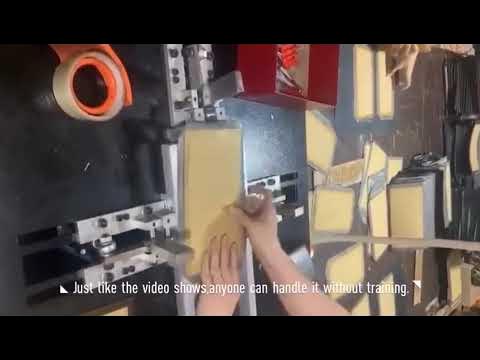 JS 380 Book Cover Folding Machine - YouTube