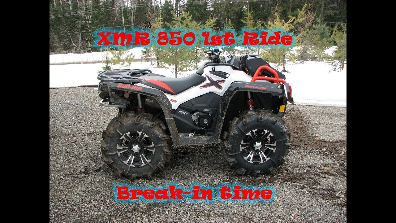 ATV XMR 850 1st Break-in Ride - YouTube