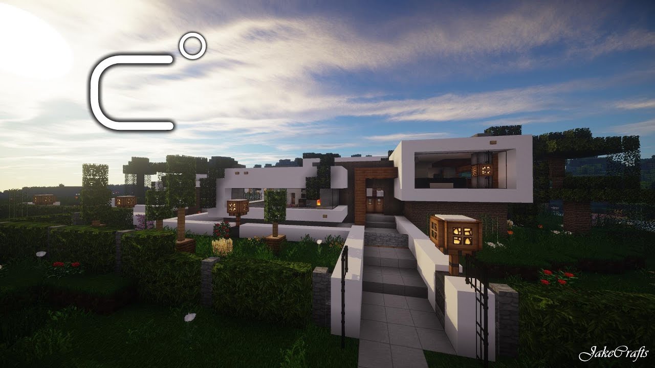 JakeCrafts "C-Degree" - Minecraft Modern House Cinematic - YouTube