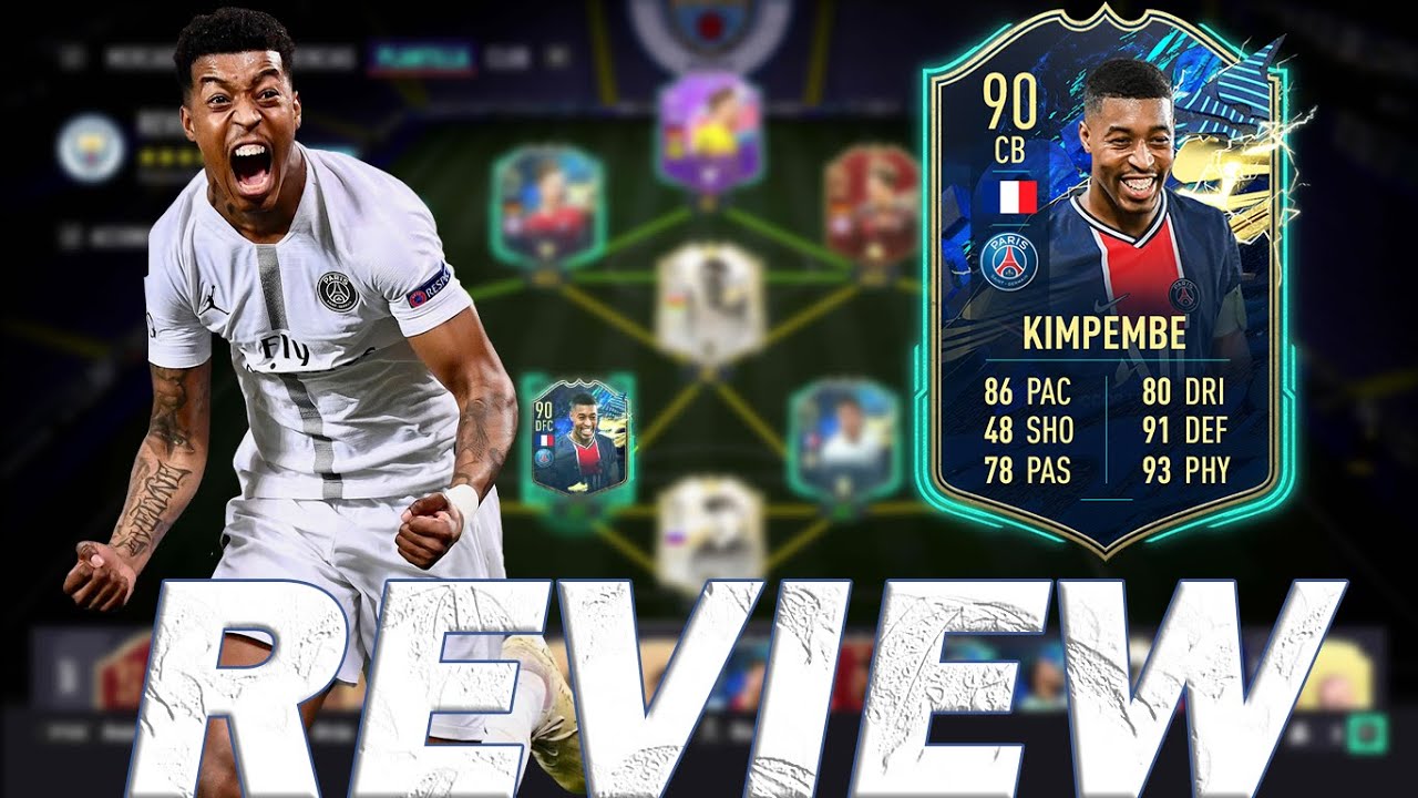 mejor que varane? PRESNEL KIMPEMBE TOTS 90 OBJETIVOS SBC PLAYER REVIEW ...