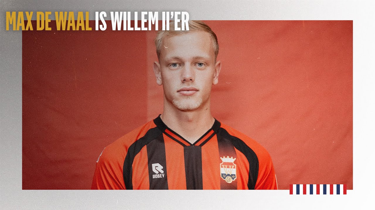 Max de Waal is Willem II'er! - YouTube