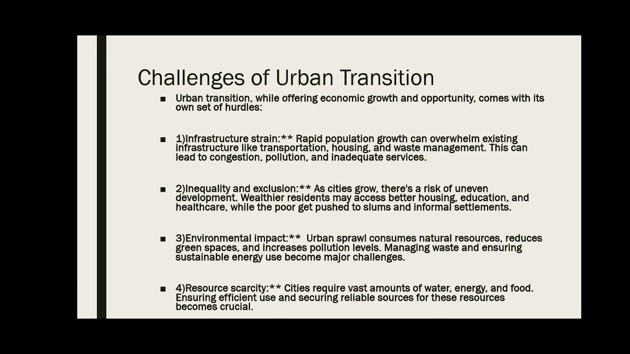Opportunities of urban transition - YouTube
