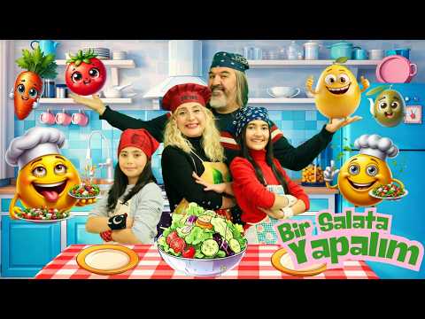 Bir Salata Yapalım - Hülya Abla - Hareketli Eğlenceli -Dans Ritim - Çocuk Şarkısı