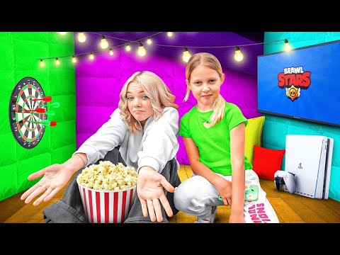 24 საათი საბნებით დამზადებულ სახლში! ამელკა ბოროტი ძიძის წინააღმდეგ. სახალისო გამოწვევა!