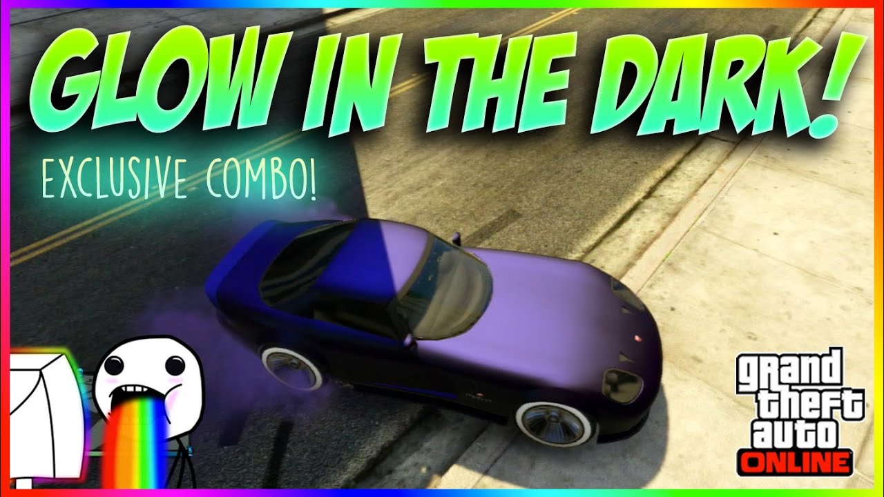 GTA Online - BEST GLOW IN THE DARK PAINT JOB EVER!?! - Ikues ...