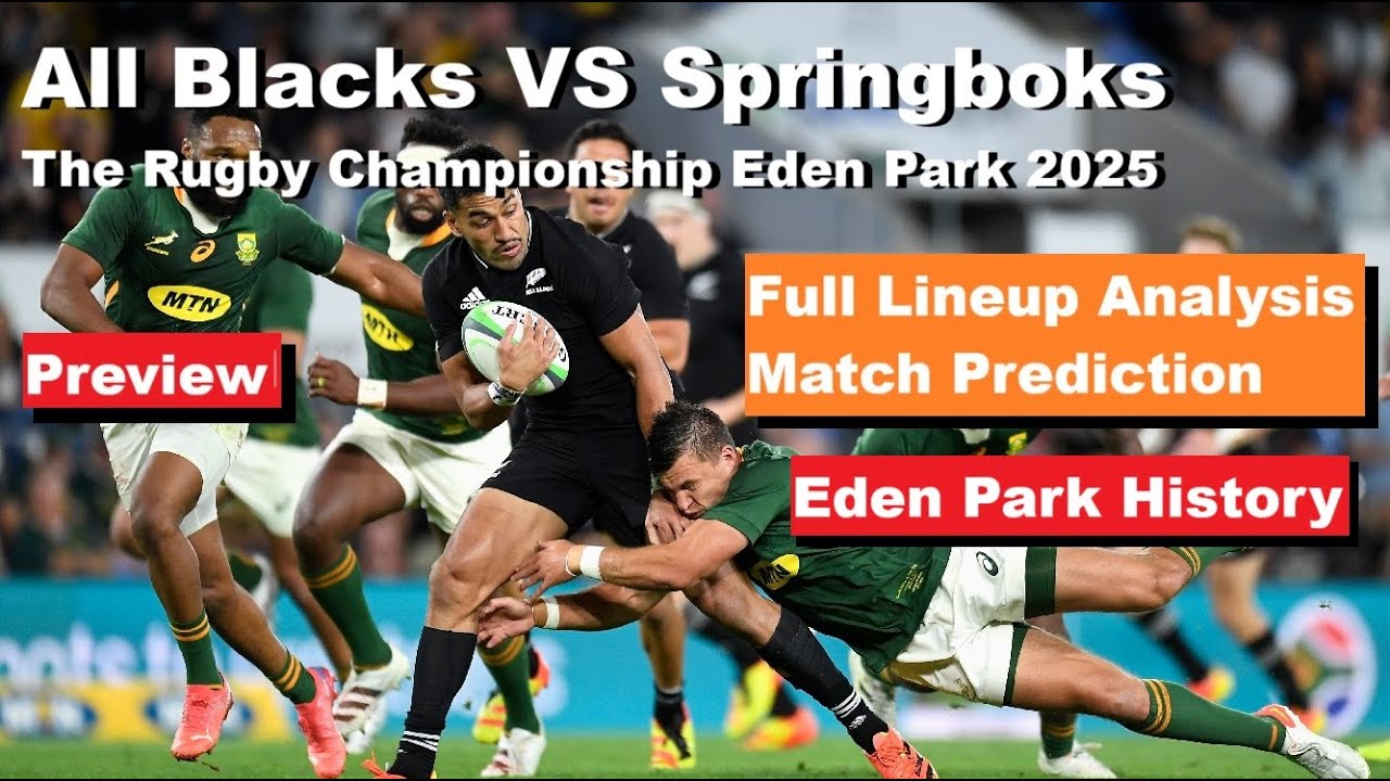 Preview: All Blacks VS Springboks The Rugby Championship Eden Park ...