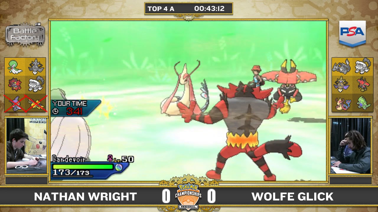 Pokémon Regional Championships - VGC Masters Top 4 A - Nathan Wright vs ...