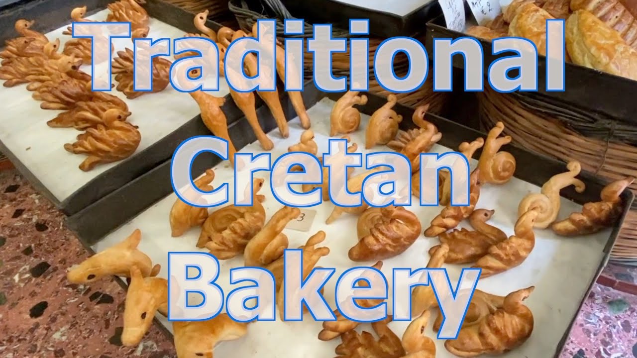 Bread Animals @ Traditional Cretan Bakery in Rethymno, Crete - YouTube