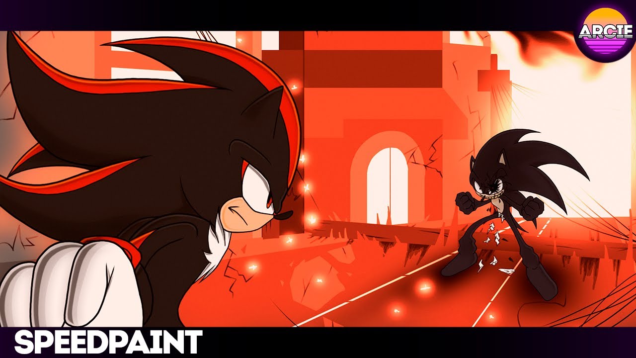 2017X VS Shadow. ( SpeedPaint ) - YouTube