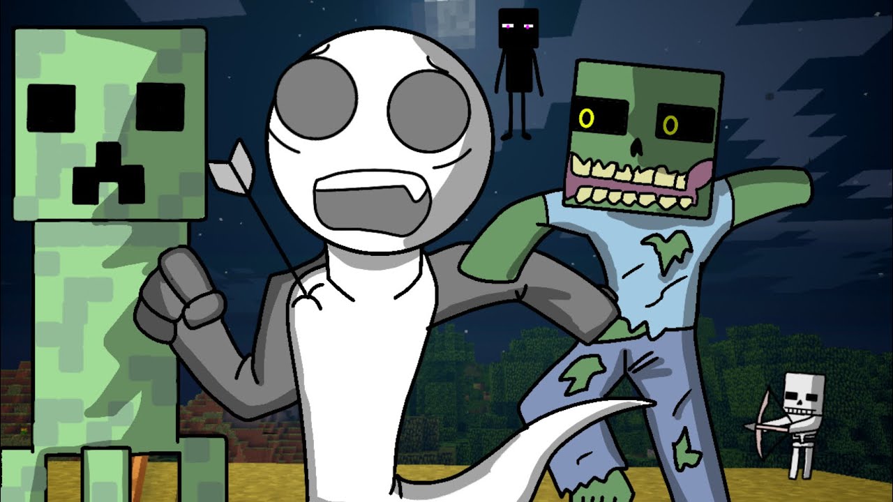 Mi PRIMERA NOCHE en Minecraft | RayCraft #1 | Ray Ray YT - YouTube