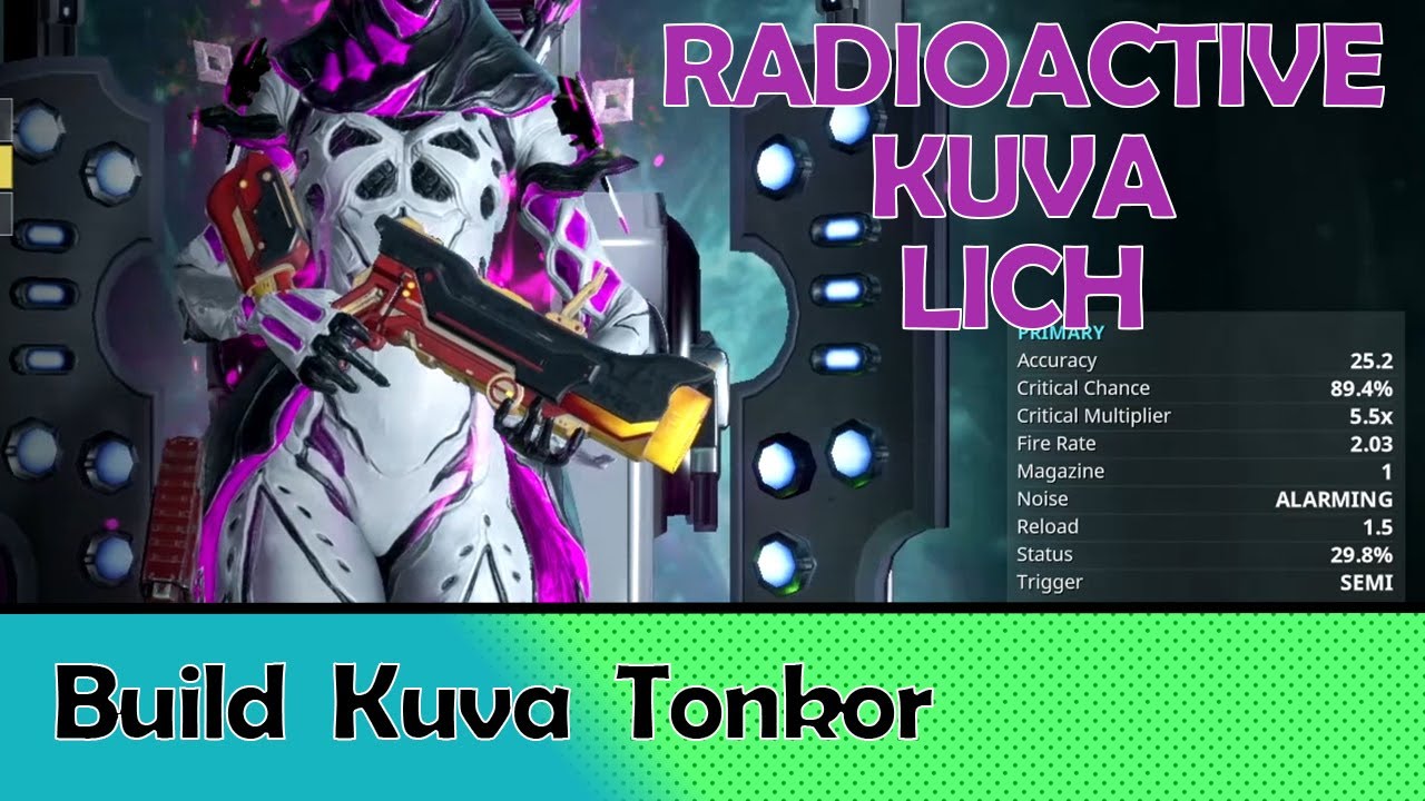 [Warframe] Build Kuva Tonkor - YouTube