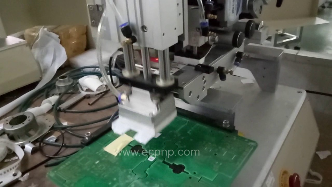 PCB Board Labeling Machine - YouTube