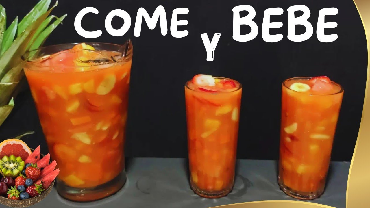 COME y BEBE ecuatoriano, ensalada de frutas. - YouTube